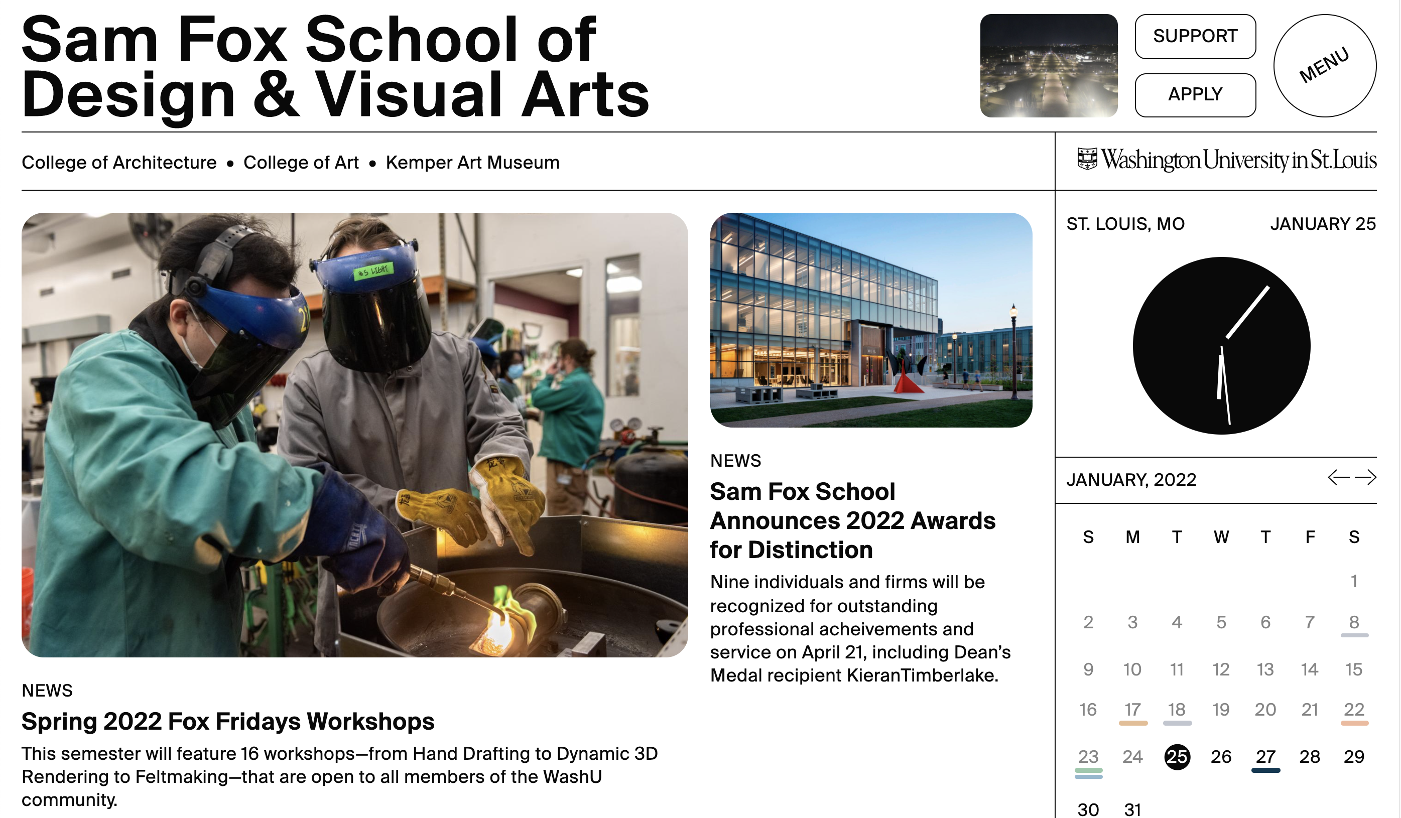 Sam Fox website - Linked by Air